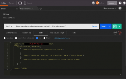 Step-By-Step: Using AutoFocus API and Postman for Automation