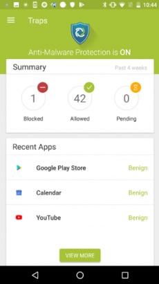 Introducing Traps for Android