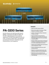 PA-5200 Series Datasheet - Palo Alto Networks