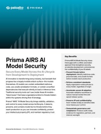 Prisma AIRS AI Model Security - Palo Alto Networks