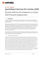 Cortex XDR Pro for Endpoint or Cortex XDR Prevent Deployment (Gold ...