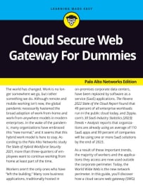 Cloud Secure Web Gateway For Dummies - Palo Alto Networks