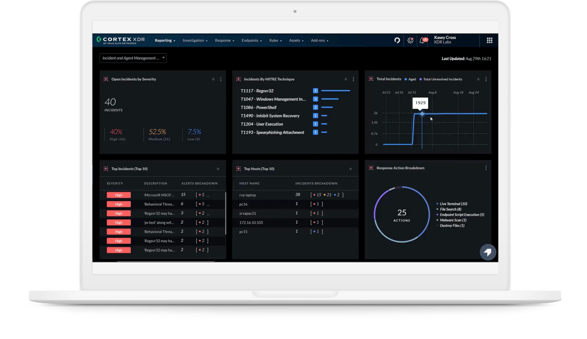 Learn Key Detection And Response Features Palo Alto Networks