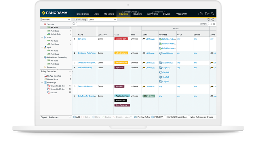 Panorama - Palo Alto Networks