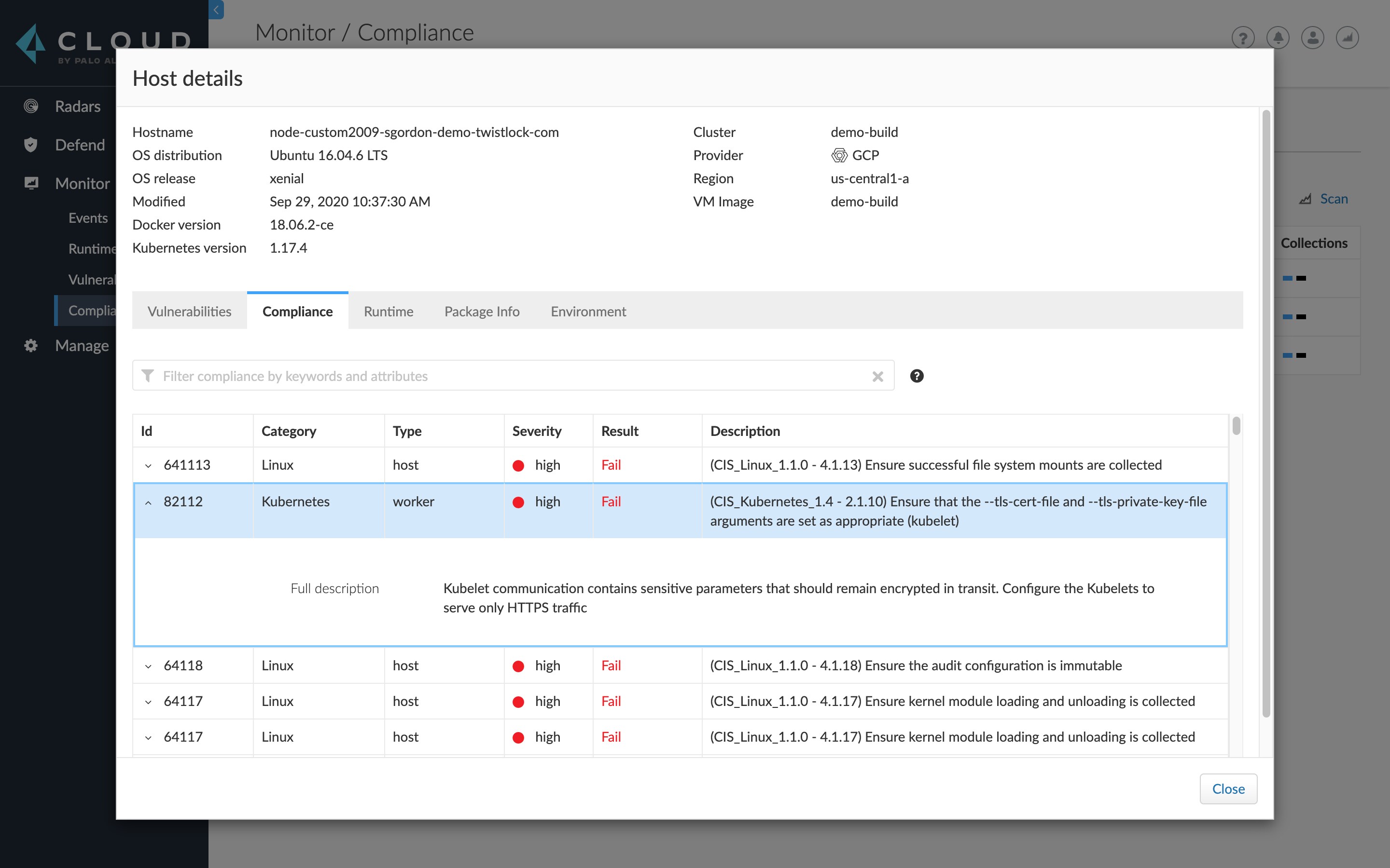 Cloud Vmhost Security Prisma Palo Alto Networks