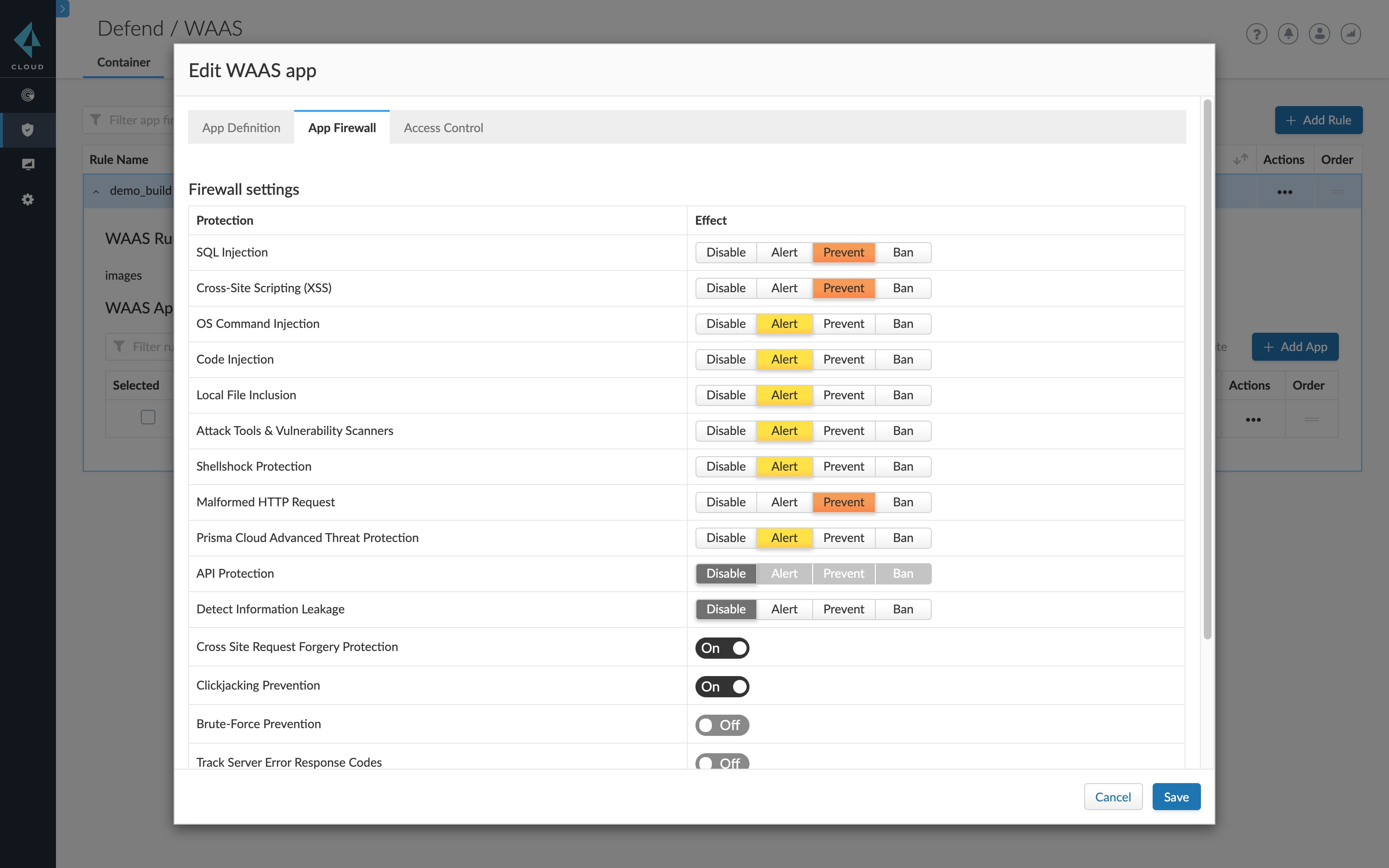 Web Application And Api Security Prisma Palo Alto Networks