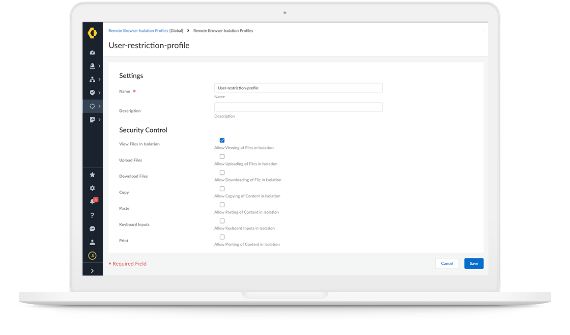 Remote Browser Isolation Palo Alto Networks