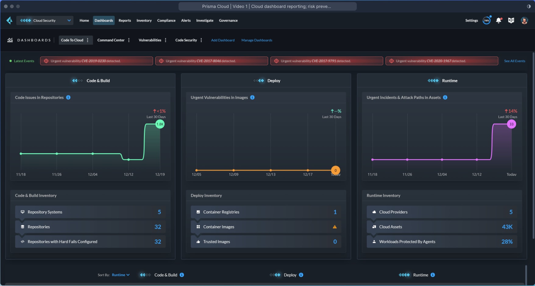 Prisma Cloud walkthroughs - Palo Alto Networks